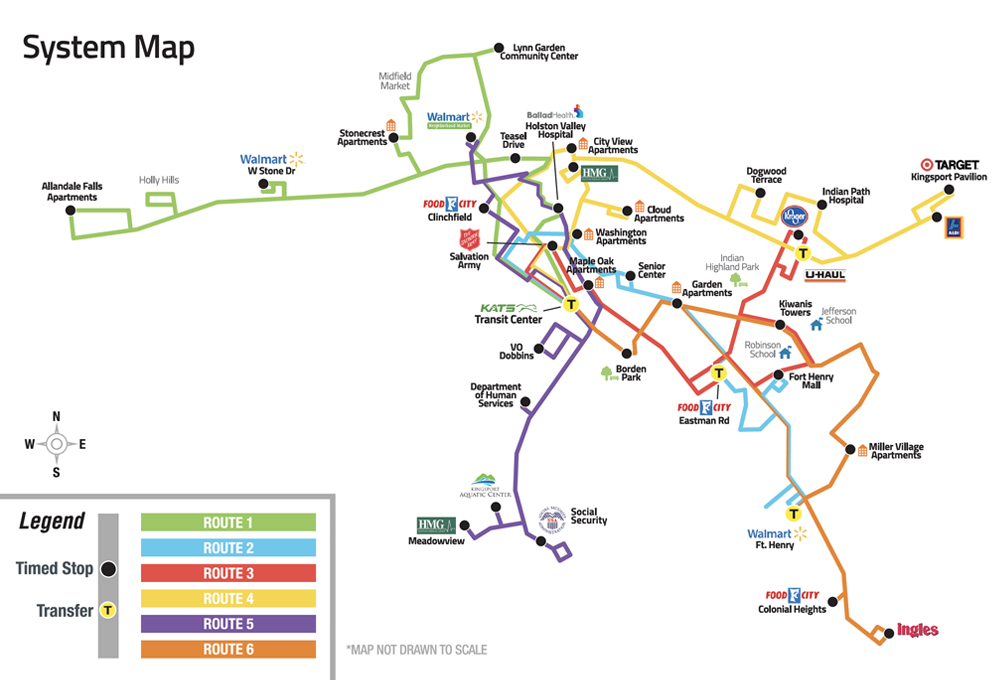 Ride Guide - Kingsport Area Transit Service