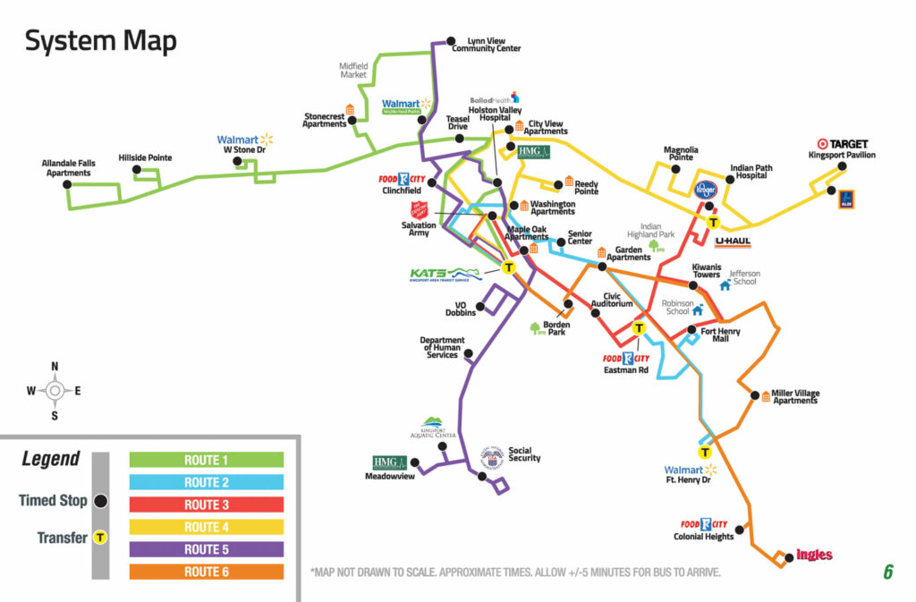 Routes-old - Kingsport Area Transit Service